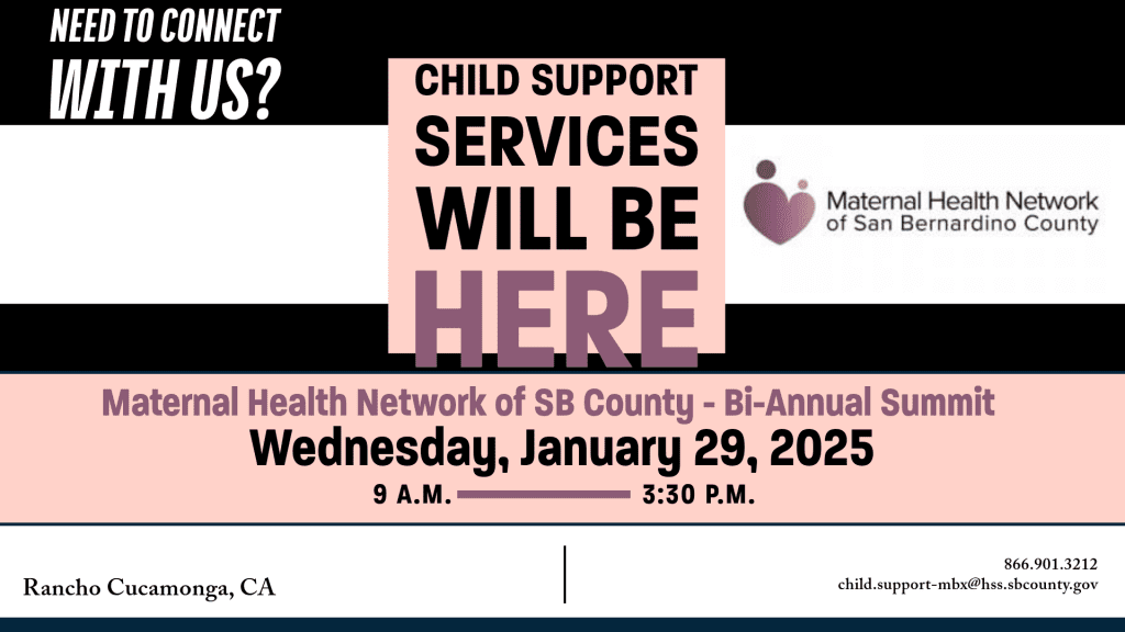 Maternal Health Networks Biannual Summit – Department of Child Support ...