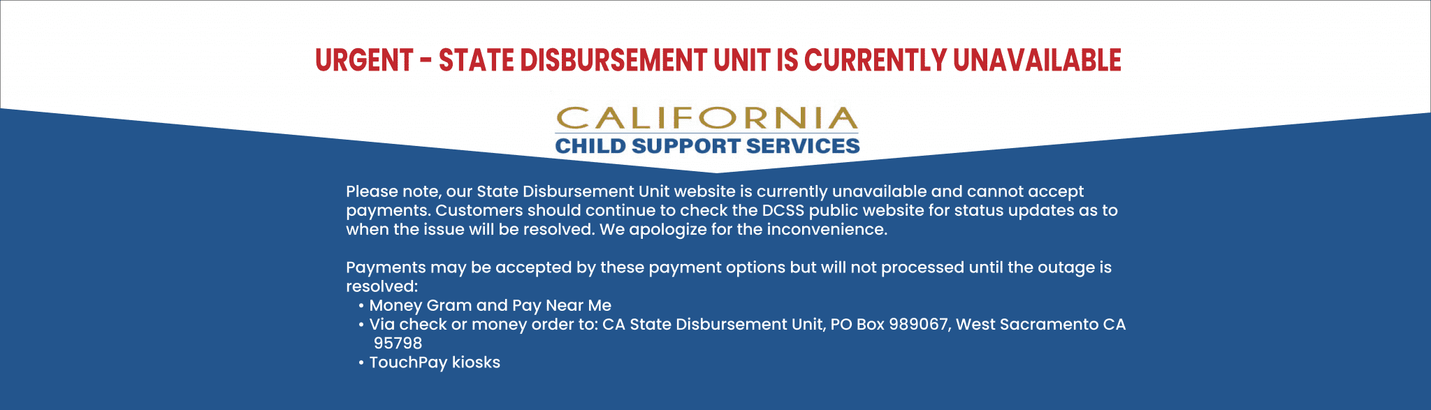 Department of Child Support Services – DCSS