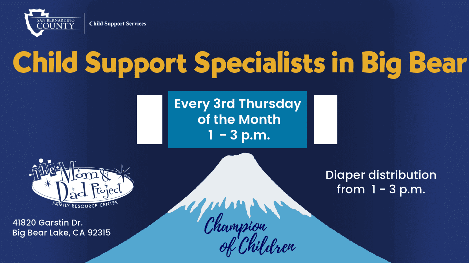 DCSS In Your Neighborhood: Mom and Dad Project – Department of Child ...